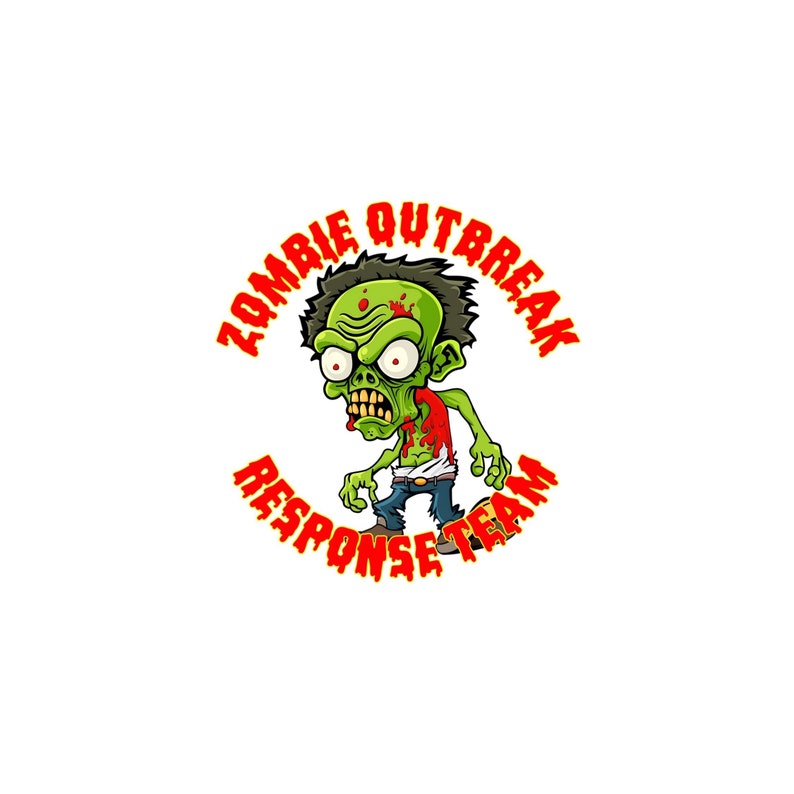Zombie Outbreak Response Team - PNG - Transparent Background - 4 Design ...