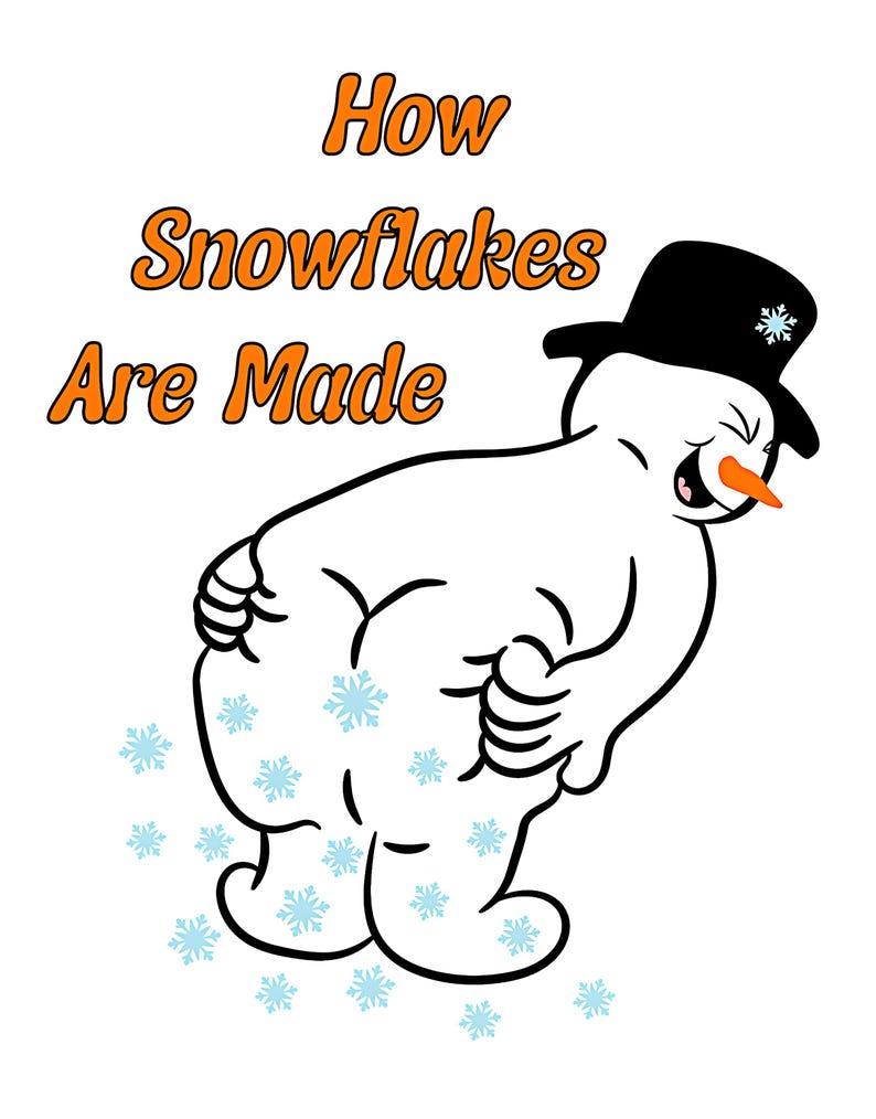 How Snowflakes Are Made - PNG - Transparent Background - 3 Design ...