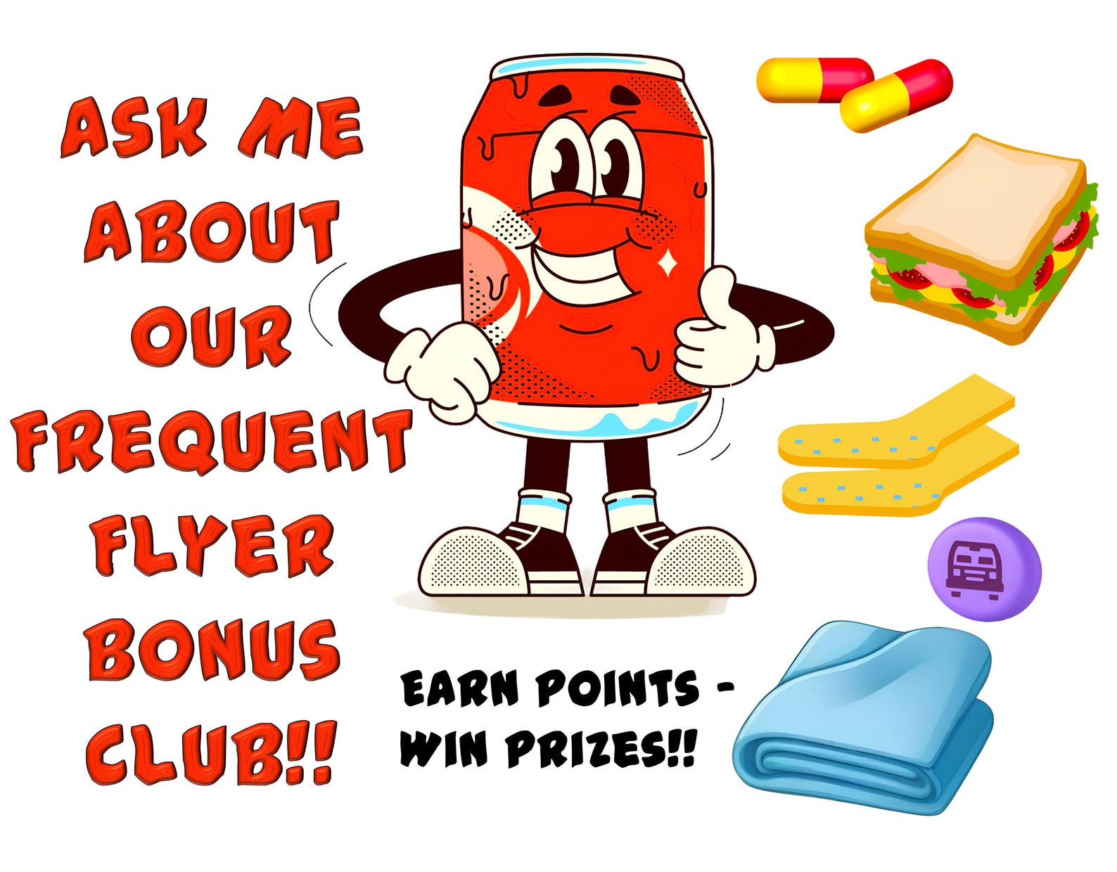 Frequent Flyer Bonus Club PNG, Transparent Background (digital Download ...