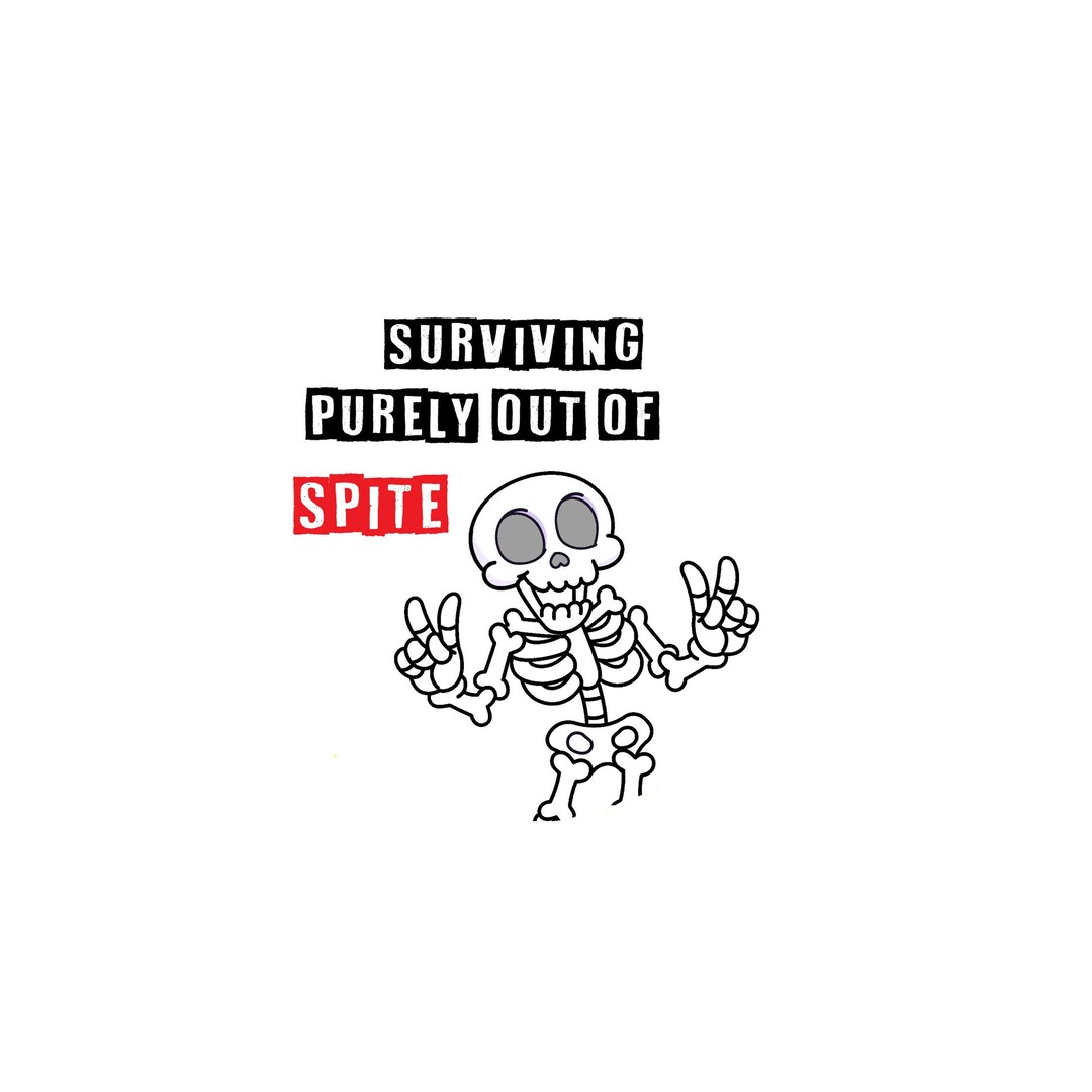 Surviving Purely Out of Spite - PNG - Transparent Background - 2 ...