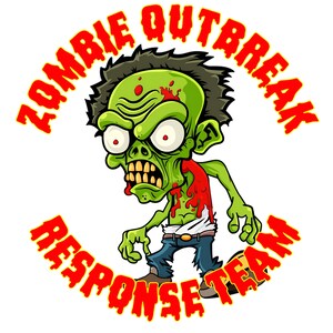 Zombie Outbreak Response Team - PNG - Transparent Background - 4 Design ...