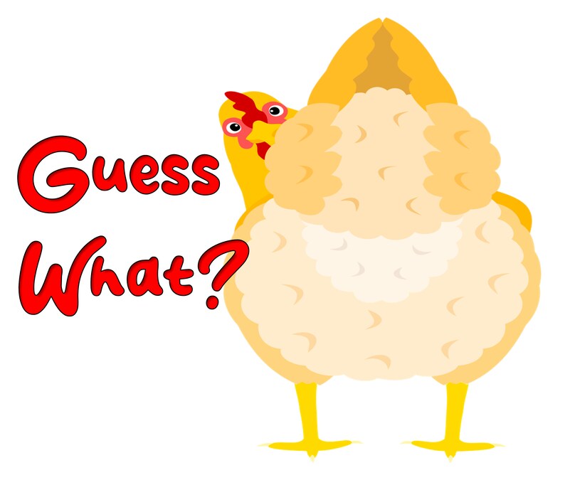Guess What? Chicken Butt - PNG - Transparent Background - 5 Design ...
