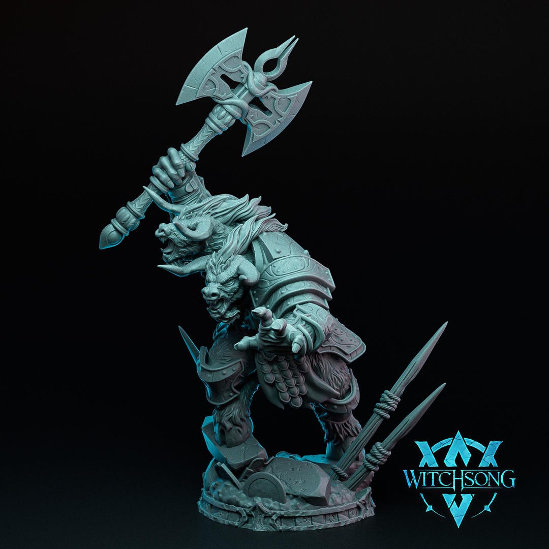 Twinhorn, the Marauder - D&D - Creature - Giant - Boss - Ettin ...