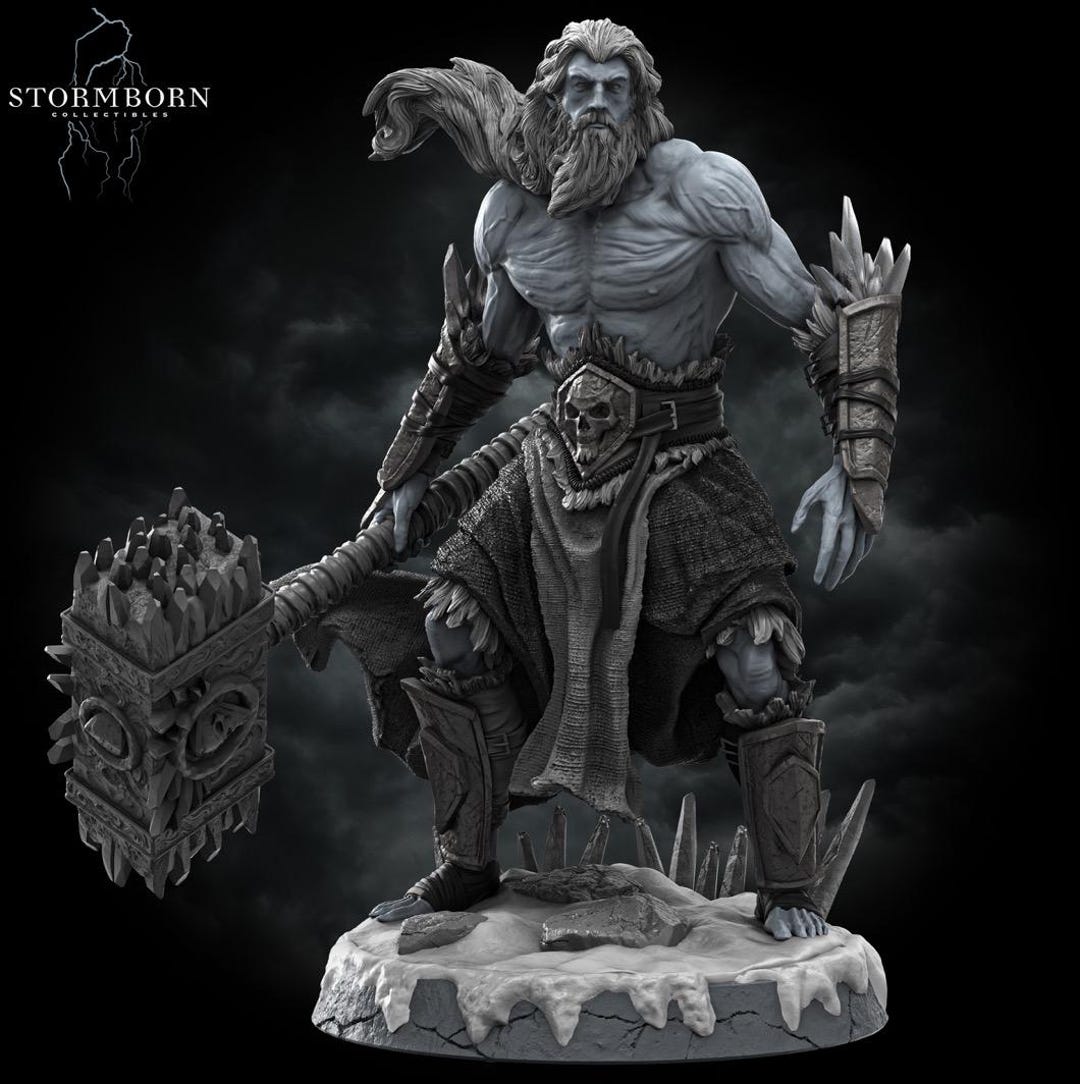 Frost Giant - D&D - Giant - Ice Giant - Frozen Enemy - Hostile - 3D ...