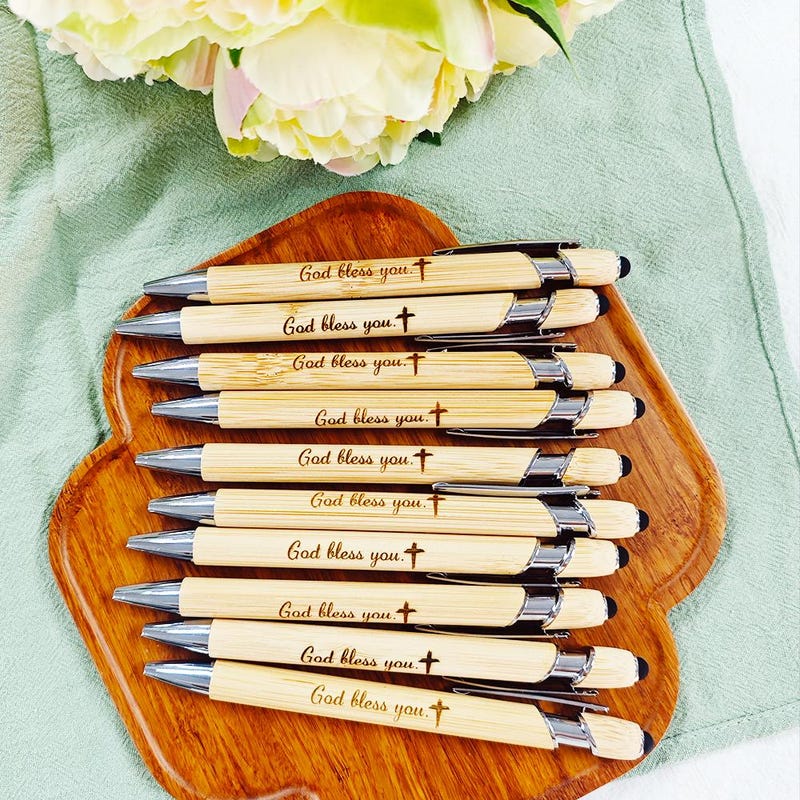 Bamboo Keychain Engrave - Etsy
