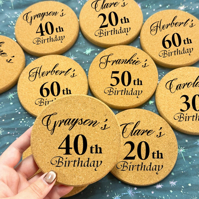 Funny 40th Coaster - Etsy