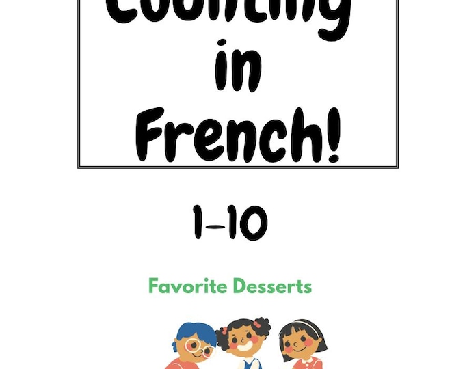 French Numbers | Learn to Count in French | Instant Download - Etsy Canada
