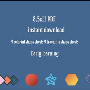 Interactive Shapes Activity, Fun Early Learning Resource for Toddlers ...