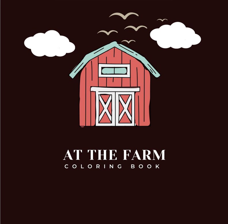 Farm Theme Coloring Pages for Kids, Toddlers, Preschoolers, Coloring ...