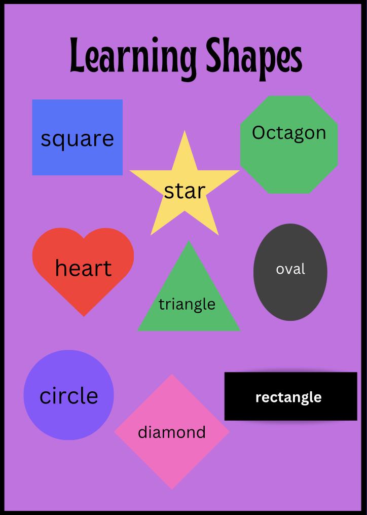 Interactive Shapes Activity, Fun Early Learning Resource for Toddlers ...