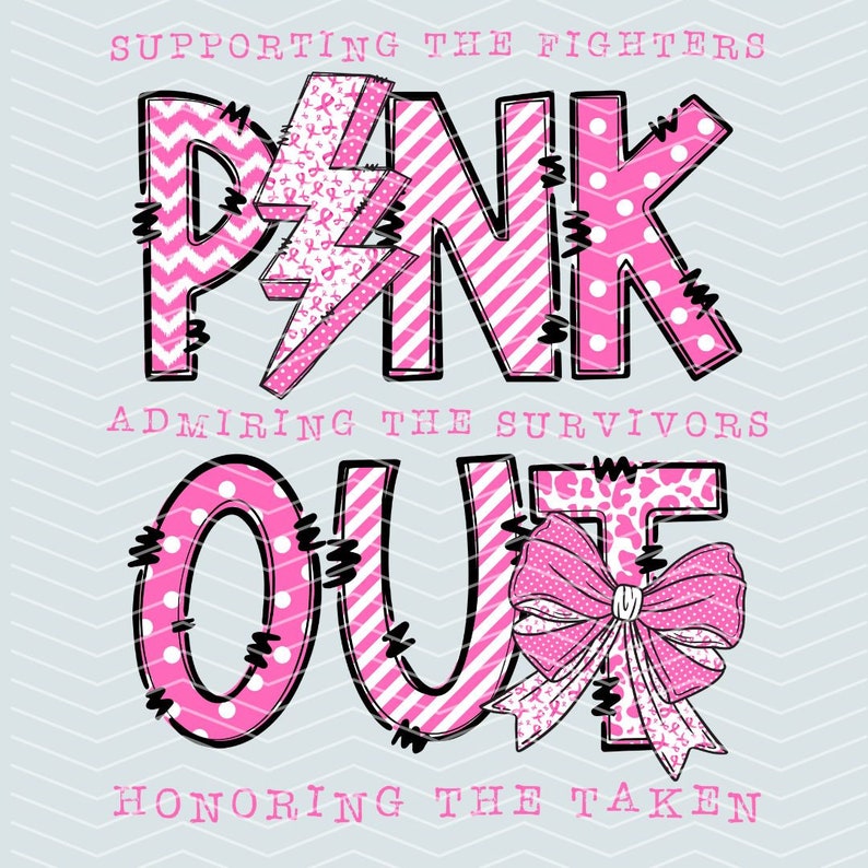 Pink Out Png, Breast Cancer Png, Breast Cancer Awareness PNG, Pink ...