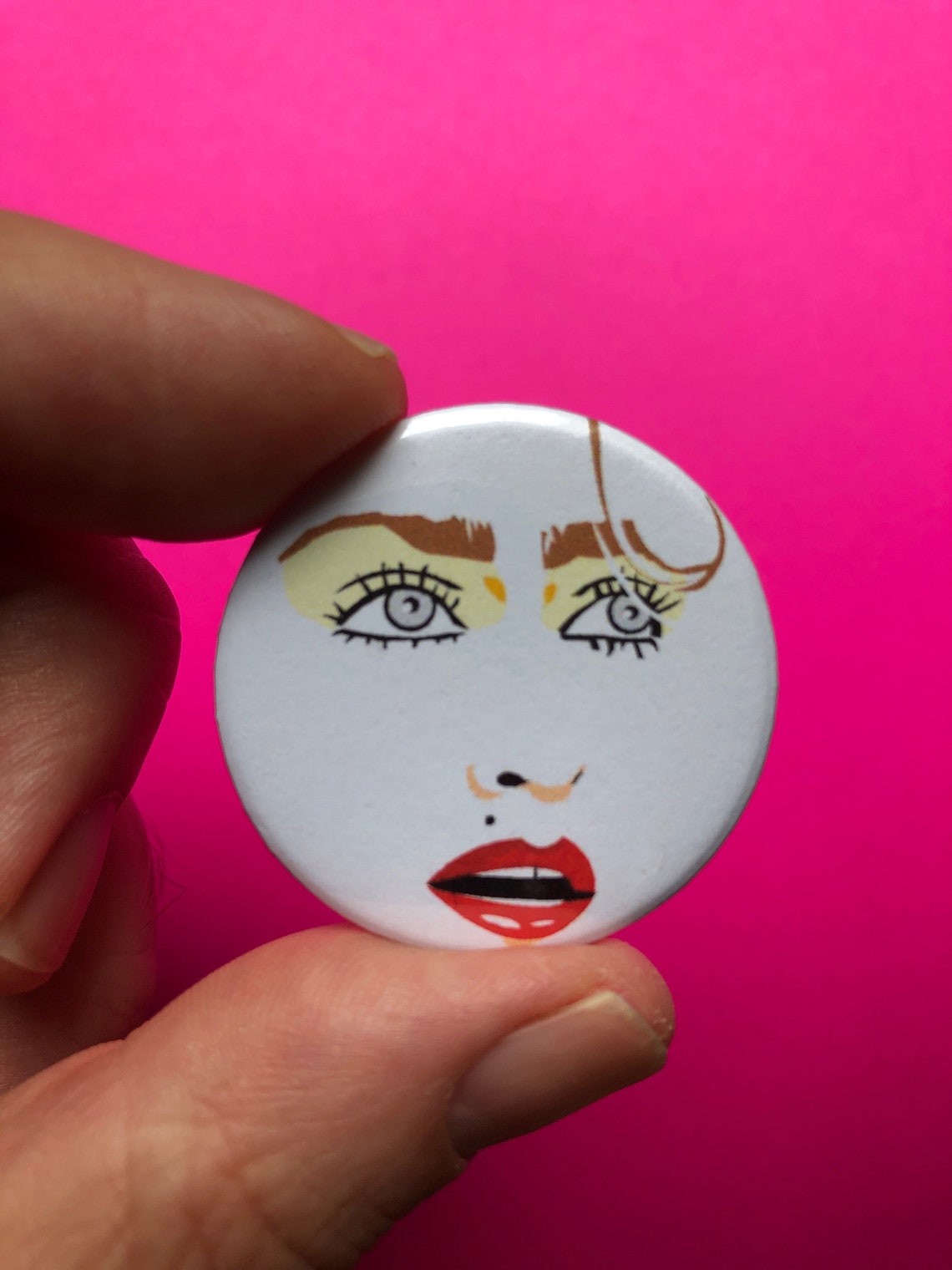 Madonna Retro Pin Button Inspired by the First Album - Etsy