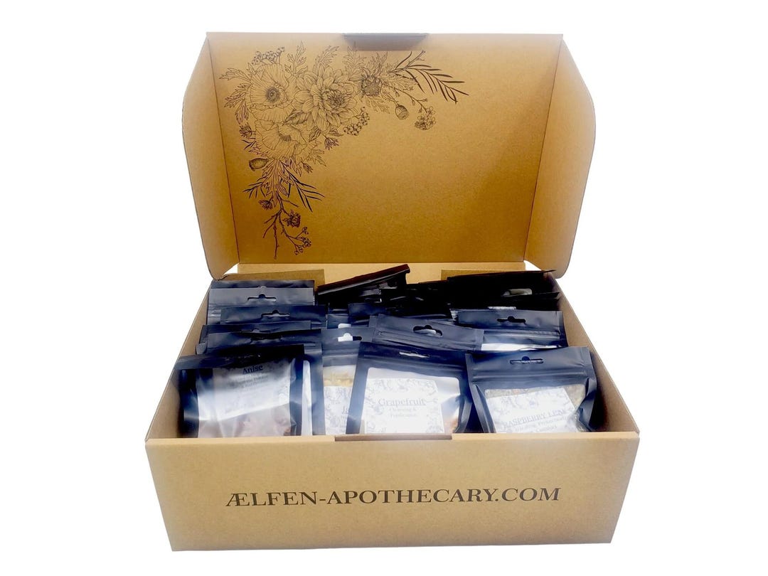 Herbal Apothecary Kit- 25 Herbs for Skincare and Rituals - Etsy