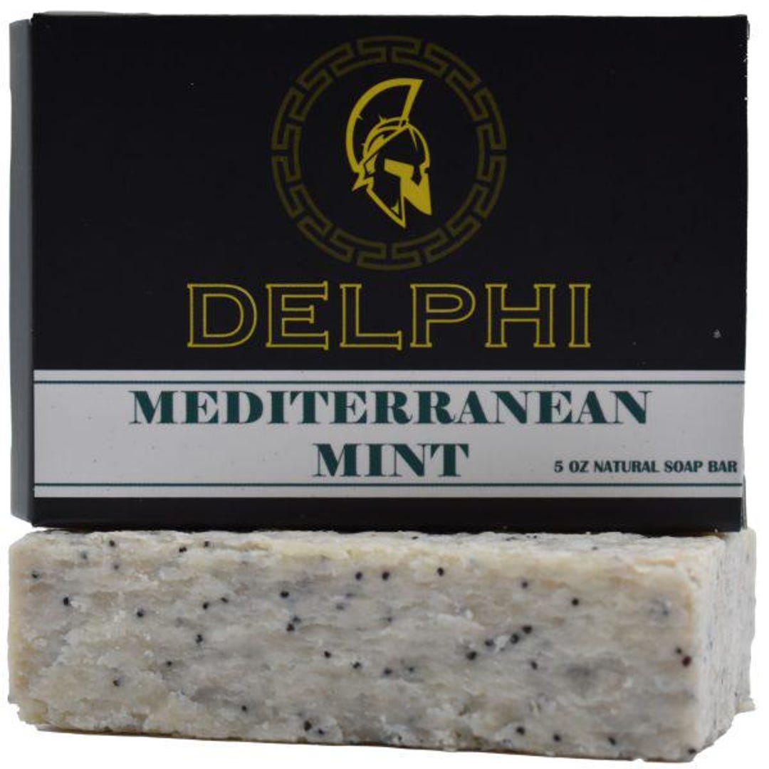 Delphi Soap Men's Natural 5 Oz Moisturizing Bar Soap Made From Natural Oils - No Harmful ...