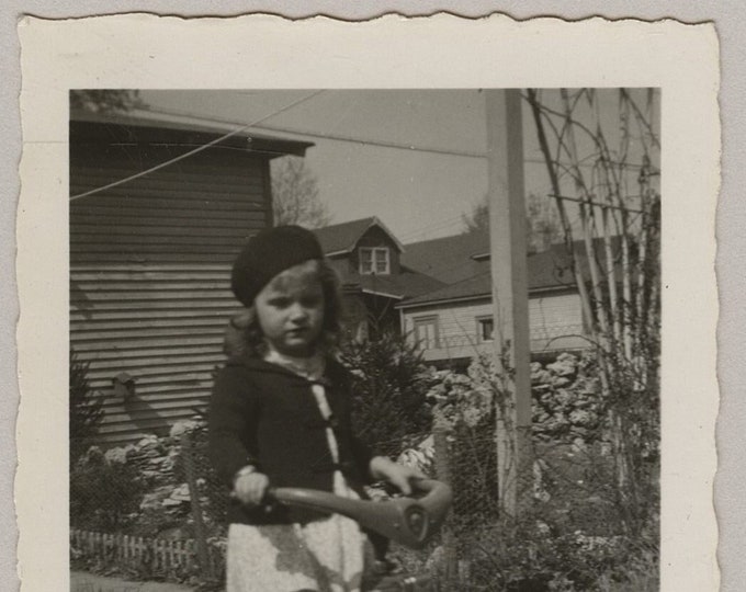 Original Vintage Photo Snapshot Girl Riding Fancy Tricycle 1930s-40s - Etsy