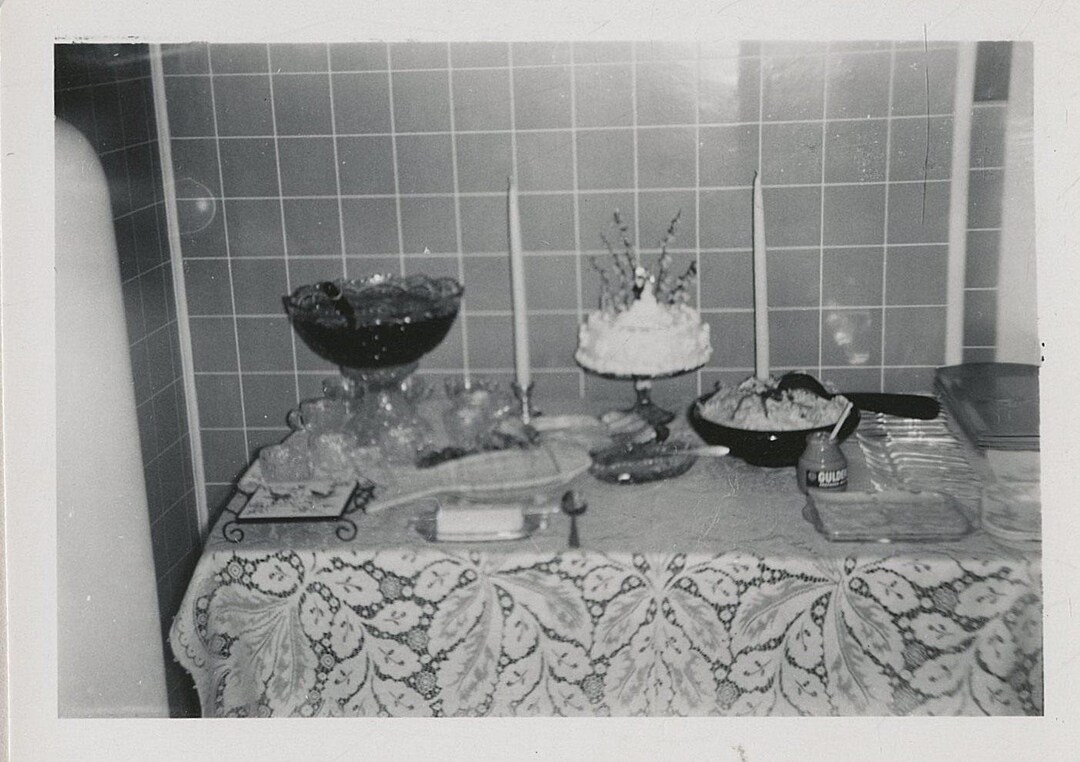 Original Vintage Photo Snapshot Table Set for Party Wedding Reception ...