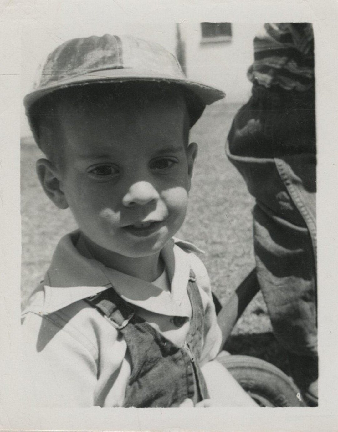 Original Vintage Small Photo Snapshot Boy Wearing Cap Close-up 1951 - Etsy