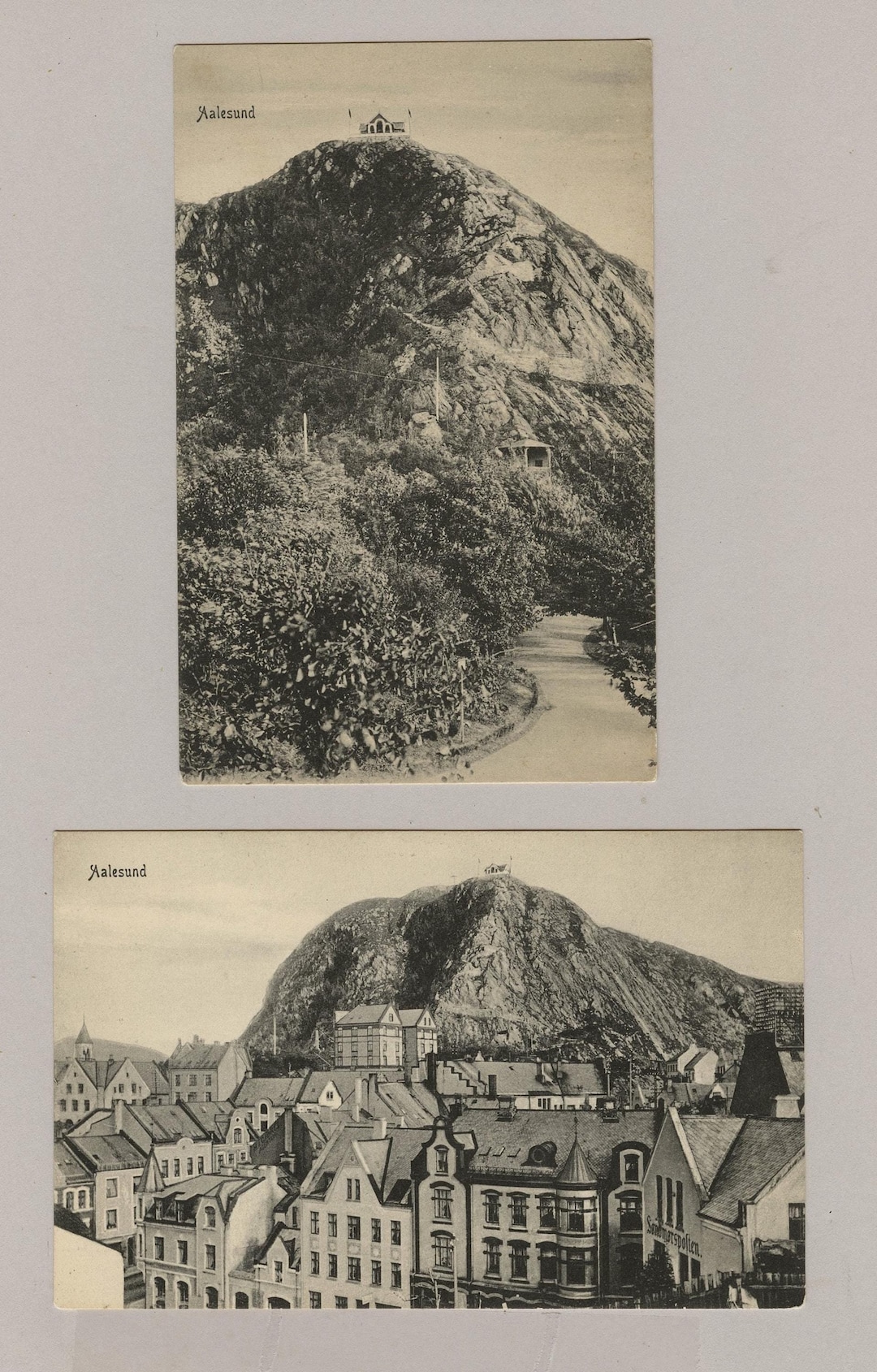 2 Vintage Postcards Aalesund Ålesund Norway 1910s - Etsy