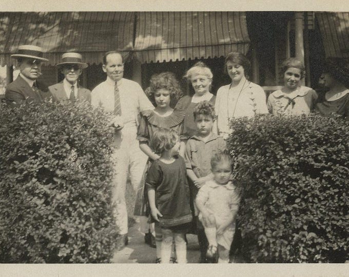 Original Vintage Photo Snapshot Men Women Children "summer of 1922" - Etsy