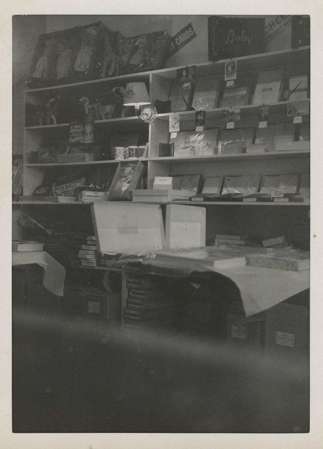 Original Vintage Photo Snapshot Store Shop Interior Shelves 1940s-50s ...
