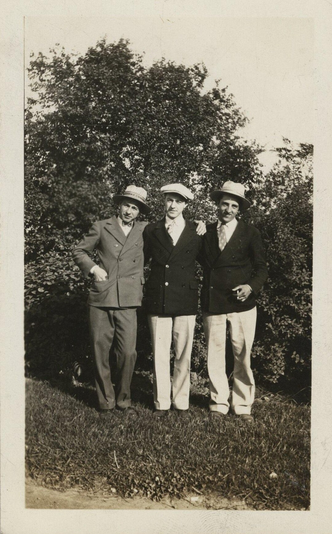 Original Vintage Photo Snapshot Men Friends or Family 1927 - Etsy