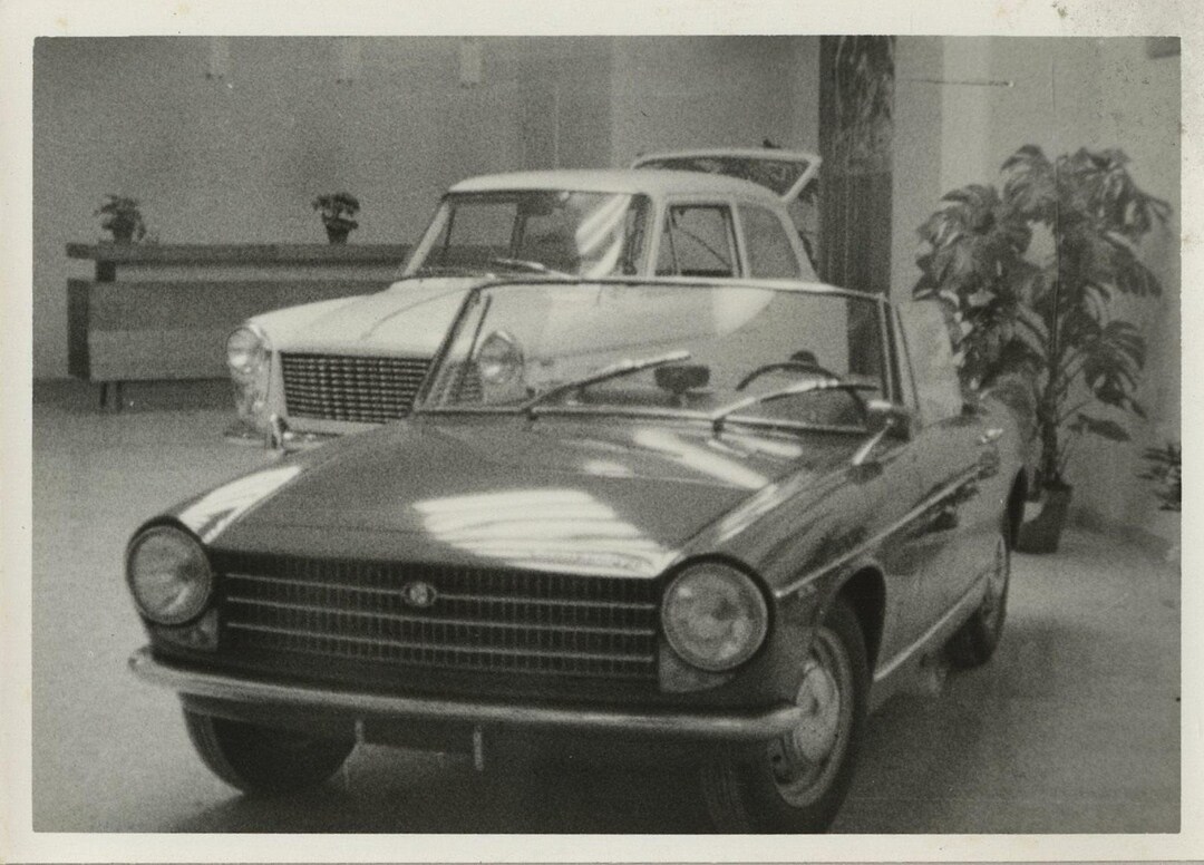 Original Vintage Photo Snapshot Cars in Showroom 1960s - Etsy