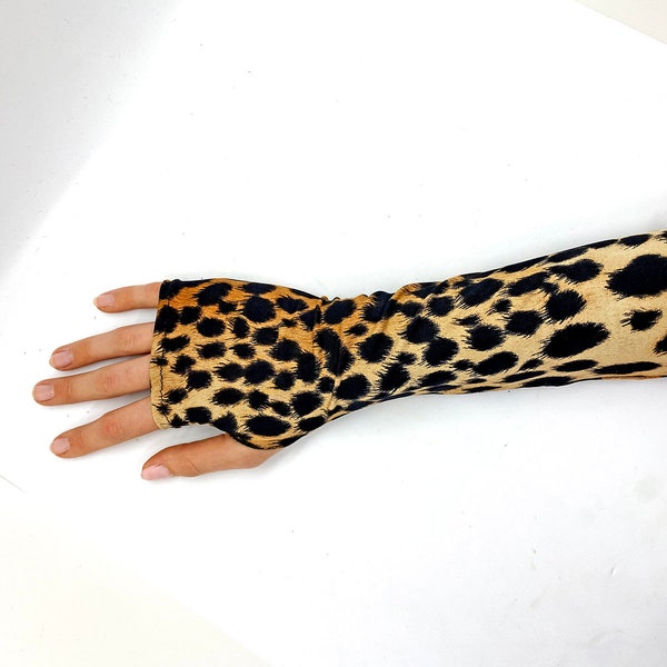 Leopard Gloves - Etsy