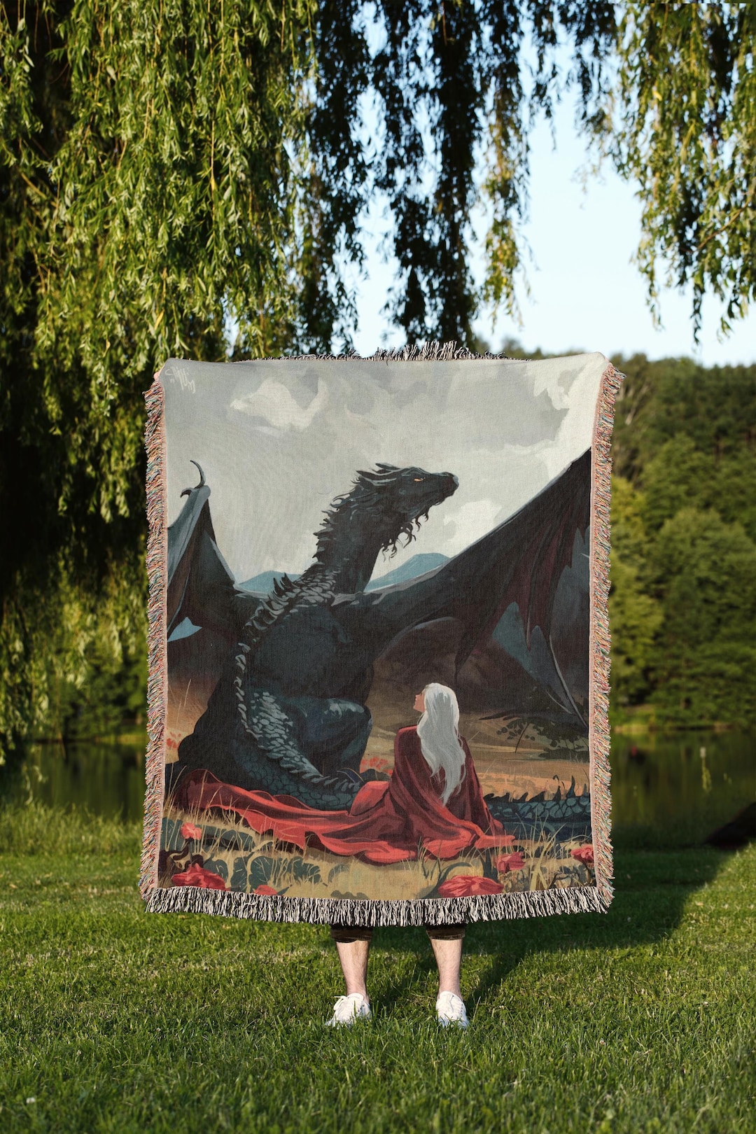 Dark Academia & Abraxos Woven Blanket | TOG Tapestry | Maas Fantasy ...