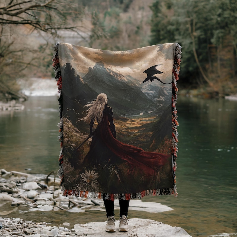 Bookish Merch Blanket - Etsy