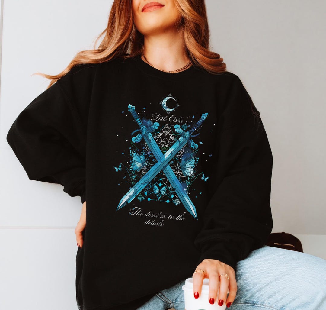 Callie Hart Quicksilver Sweater, Little Osha Graphic, Stylish Bookish ...