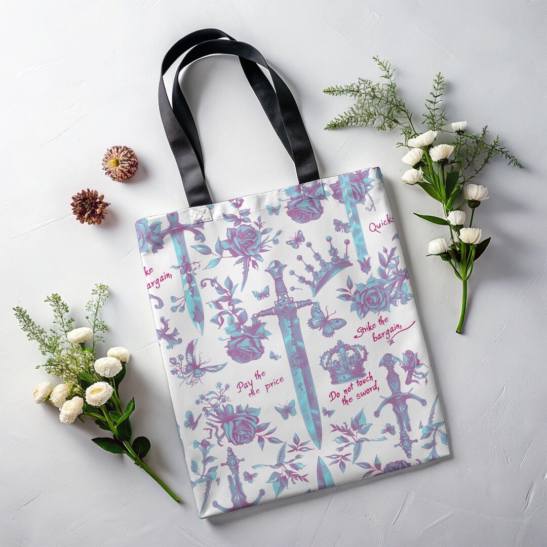 Quicksilver Tote Bag, Callie Hart Merch, Stylish Fantasy Romance Bag ...