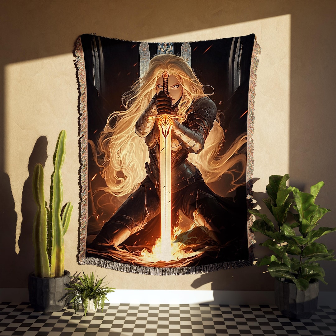 Aelin Galathynius TOG Decor Fireheart Blanket Rowan Manon ACOTAR ...