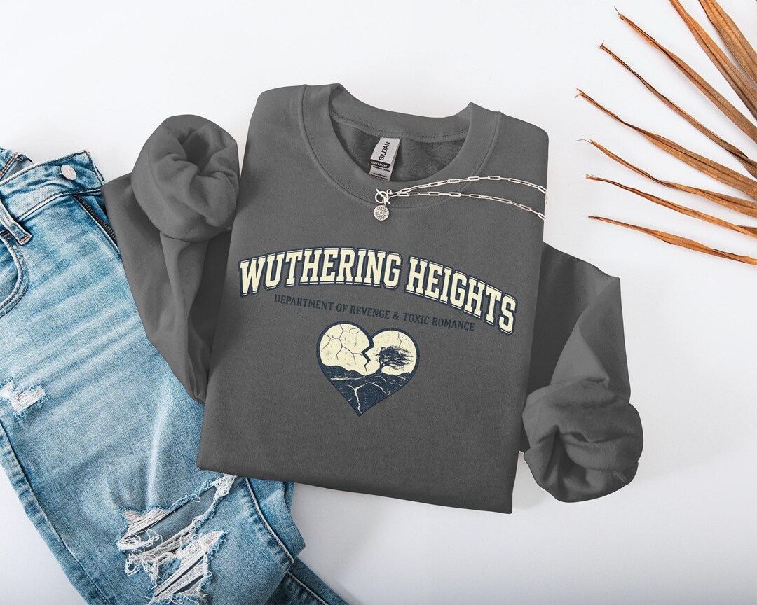 Wuthering Heights Shirt, Emily Bronte Sweatshirt, Dark Academia ...