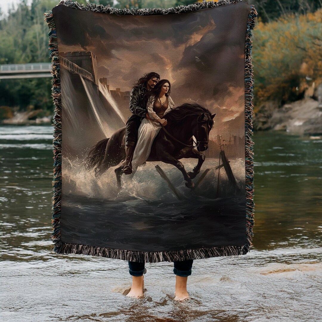 Elide and Lorcan Woven Blanket Throne of Glass Sarah J Maas Kingdom of ...
