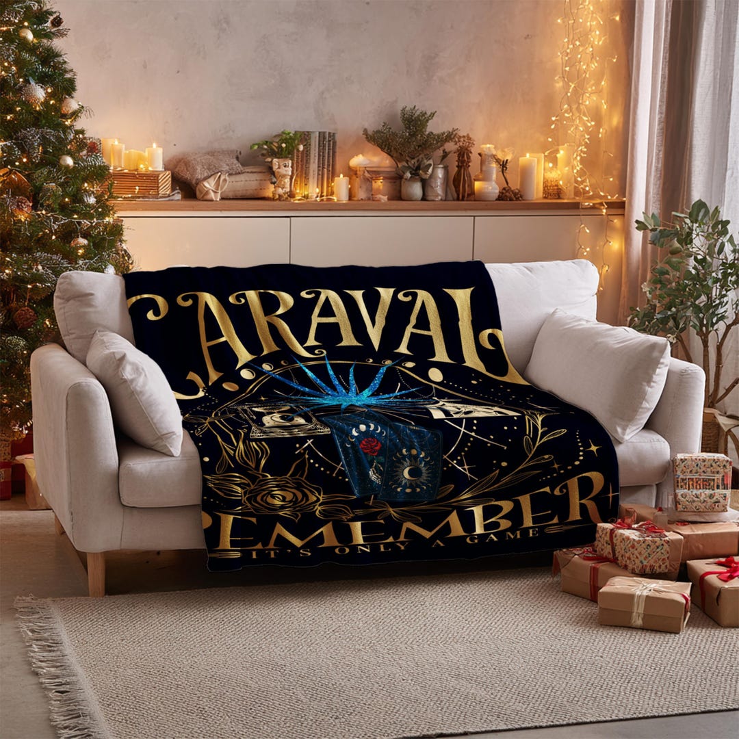 Caraval Blanket, It's Only A Game, Remember Blanket, Booktok Blanket ...