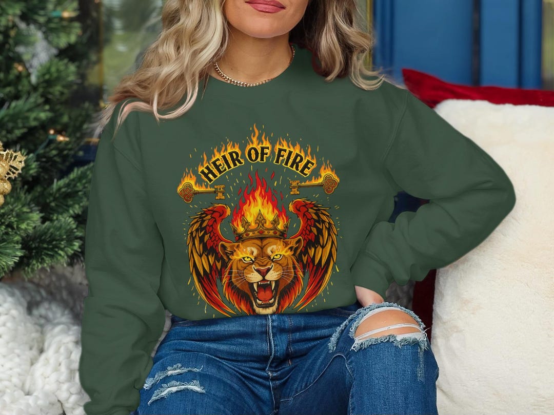 Heir of Fire Sweatshirt Throne of Glass Shirt Aelin Galathynius TOG ...