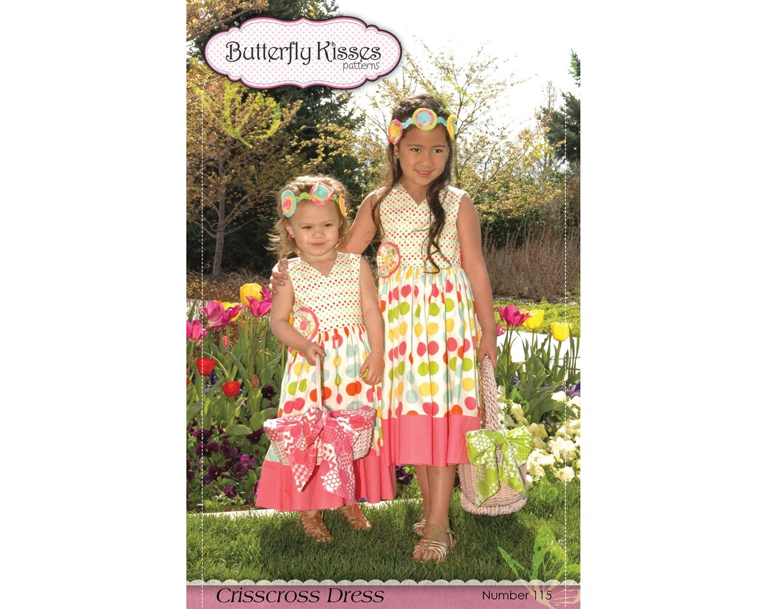 Crisscross Dress Sewing Pattern - Etsy