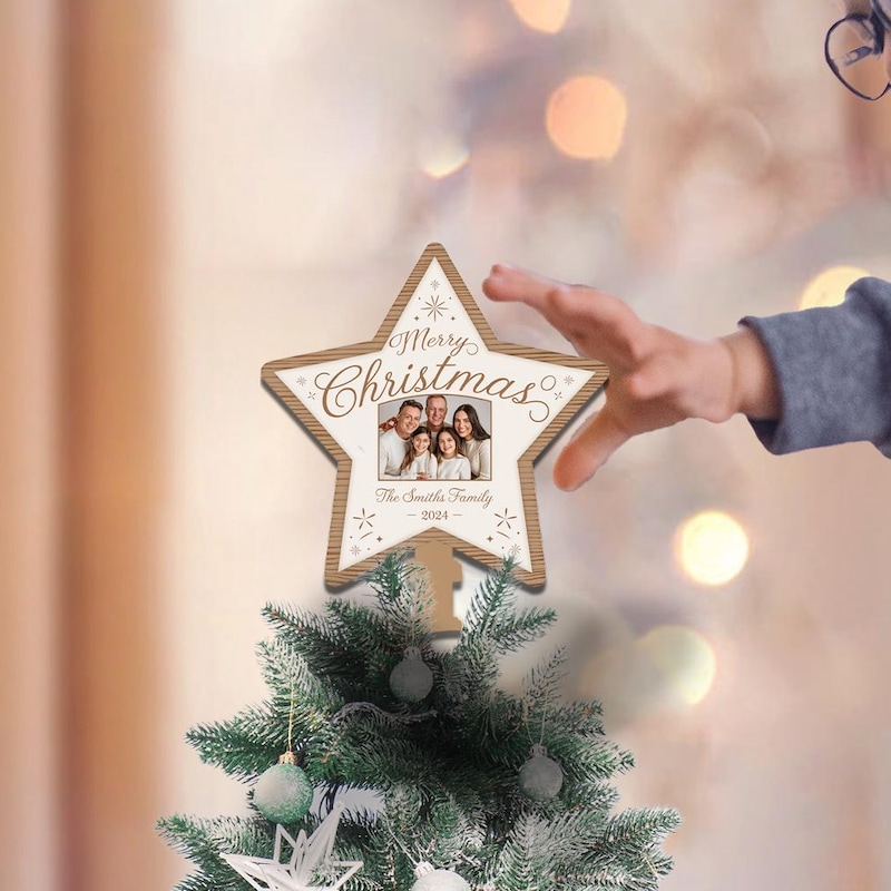 Wood Star Tree Topper - Etsy