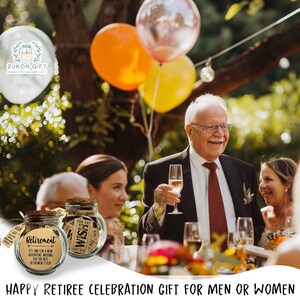 Personalized Retirement Jar, Happy Retirement Jar, Gift for Co Worker ...