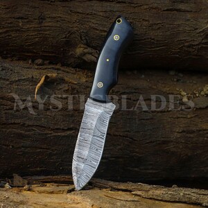 Custom Made Carbon Steel Skinner Knife 10 Inch Wooden Handle With ...