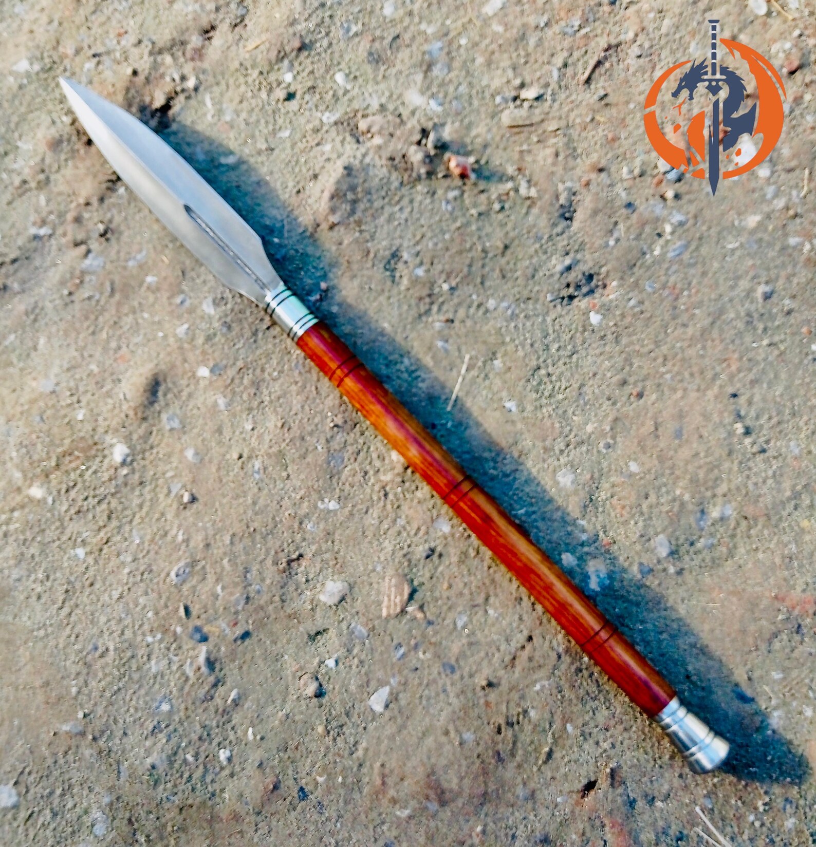 HUNTING HANDMADE Throwing SPEAR - Hand Forged 8 Inches Full Tang Long ...