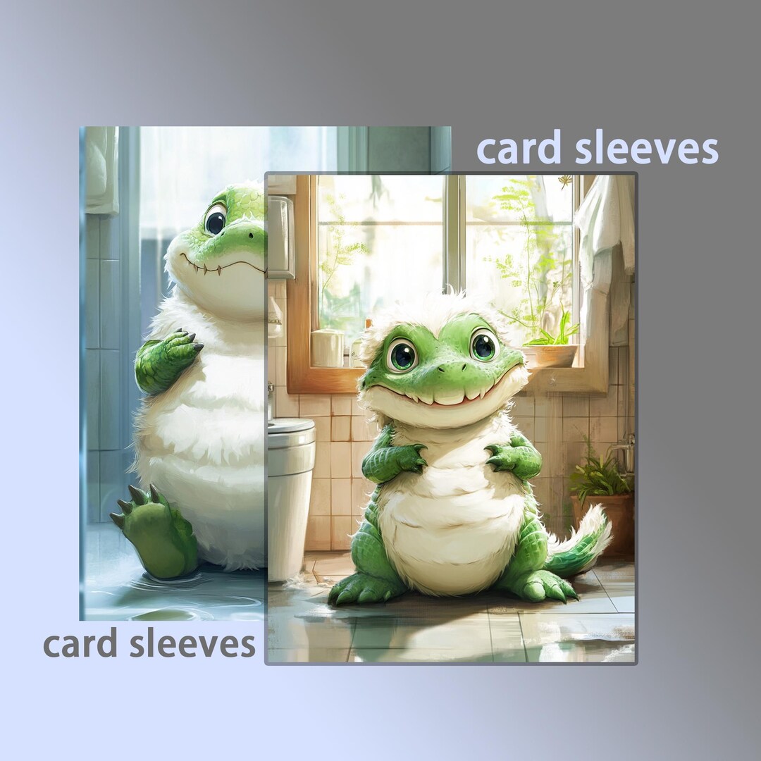 MTG Card Sleeves, Cute Baby Crocadile Theme Card Sleeves,card Sleeve ...