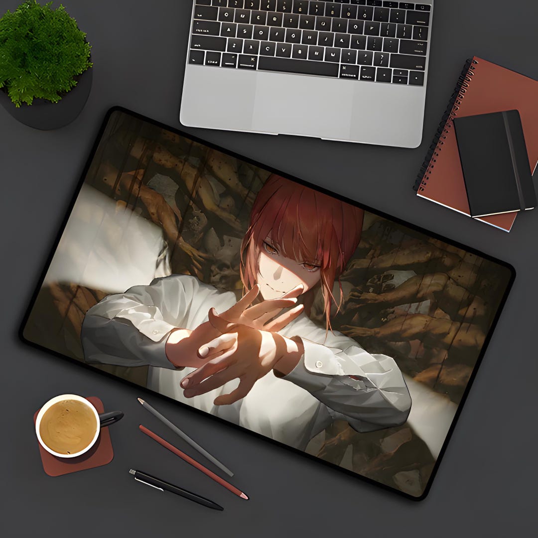 Playmat MTG, Chainsaw Man Makina Themed MTG Playmat, Board Game Mat for ...