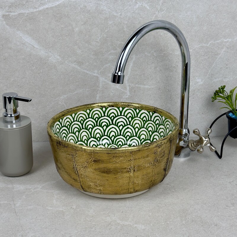 Vintage Coloured Sink - Etsy UK