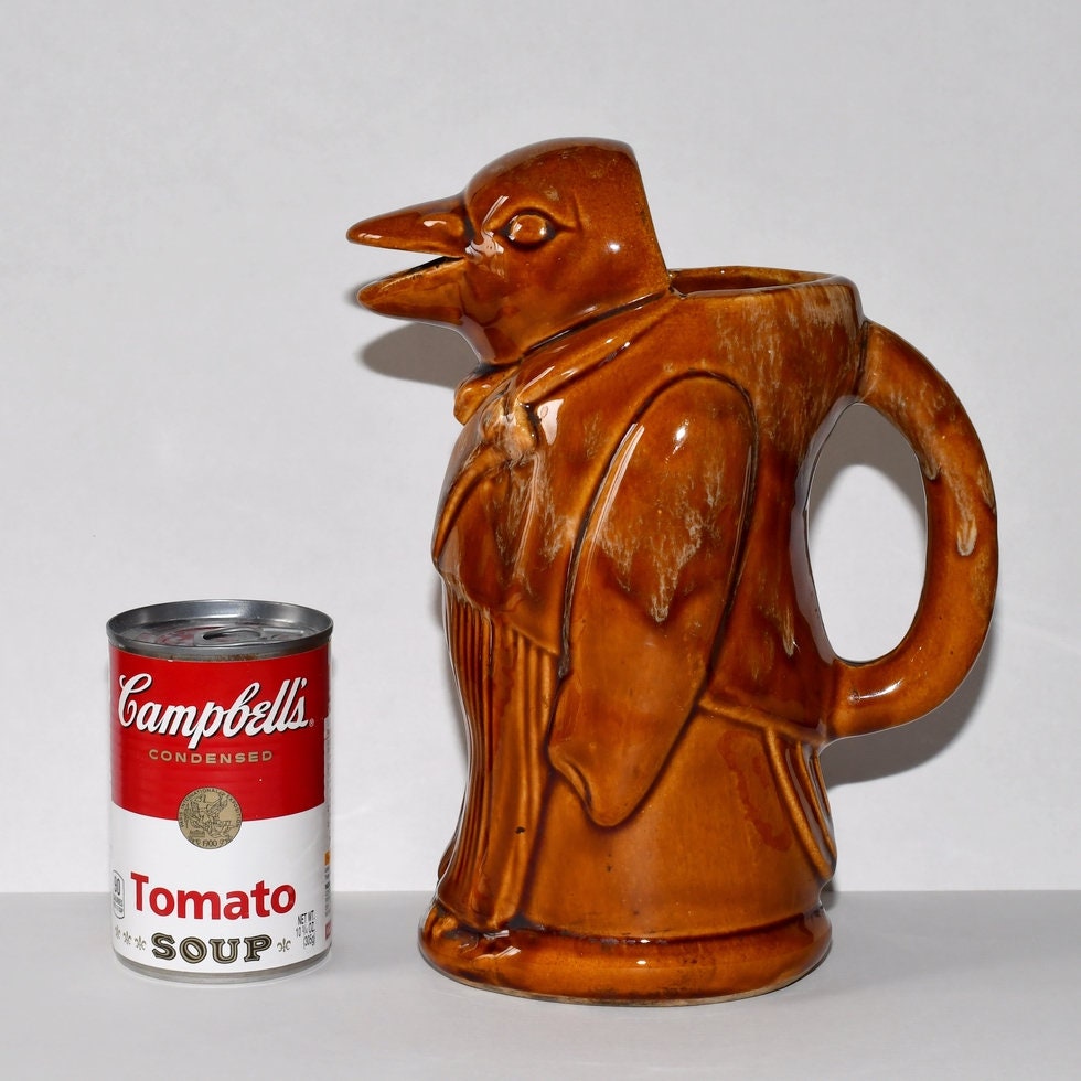 Vintage Colonial Loza S.A. Ind Argentina Crow in a Suit - Etsy