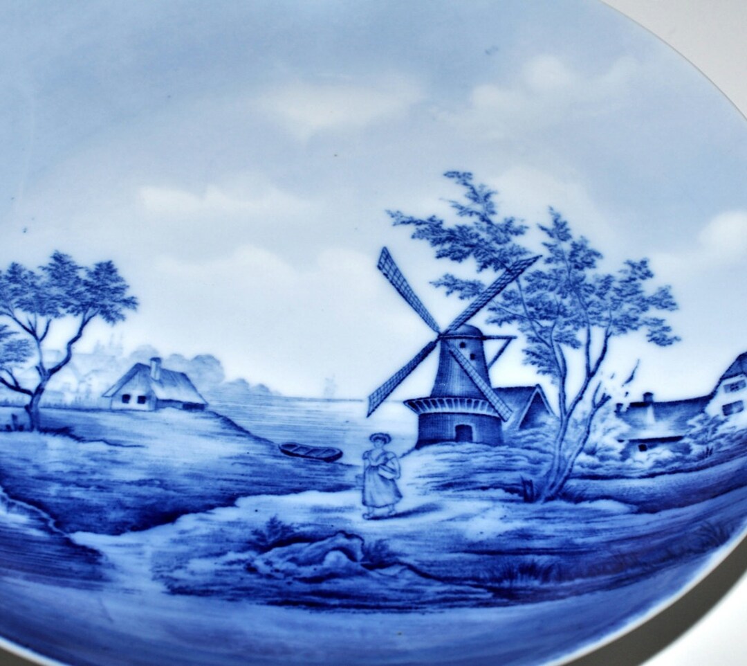 Vintage R C Delft Germany Large Plate, Circa 1900 - Etsy