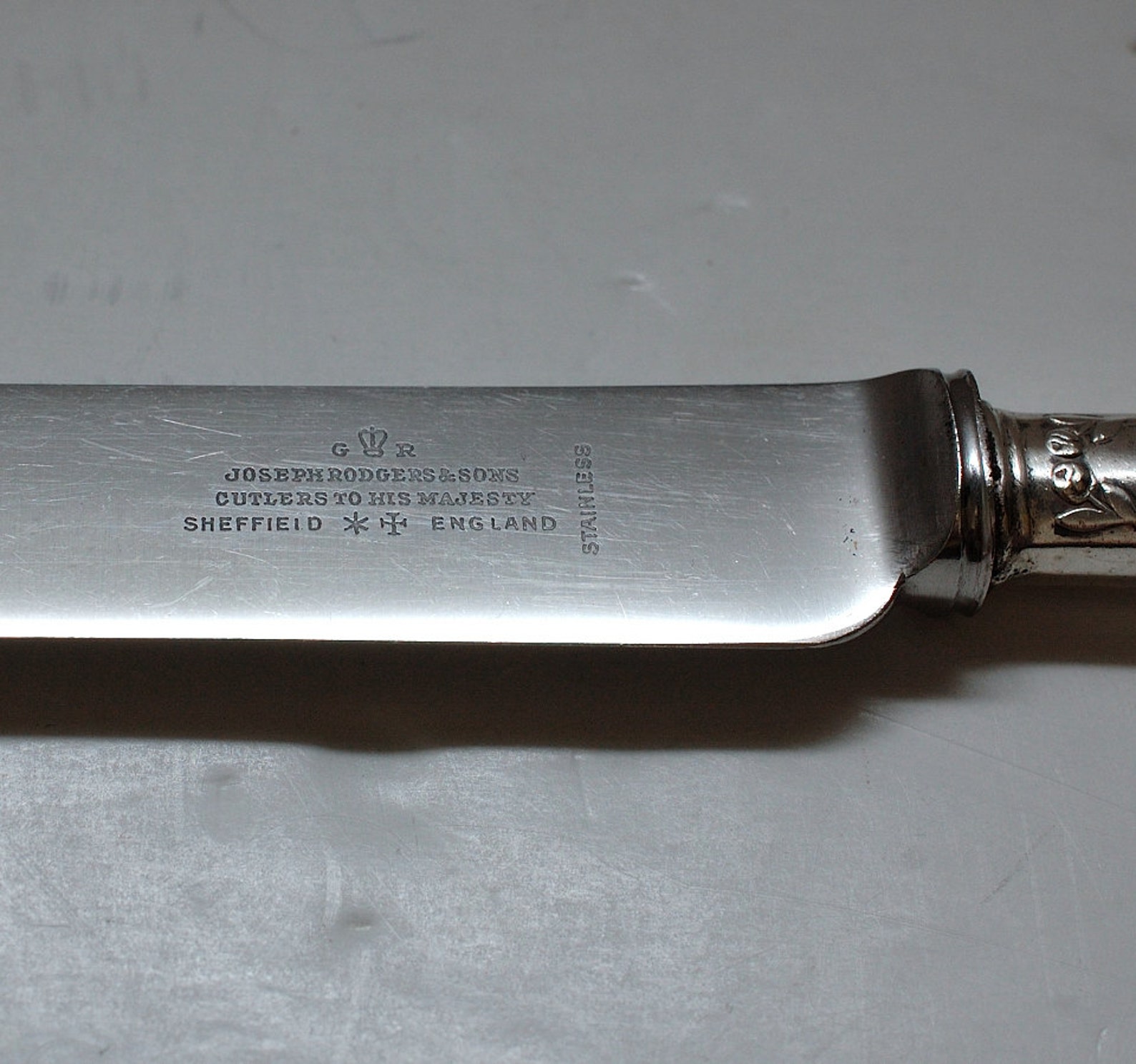 Antique Joseph Rodgers German Silver Flatware Set: King George IV ...