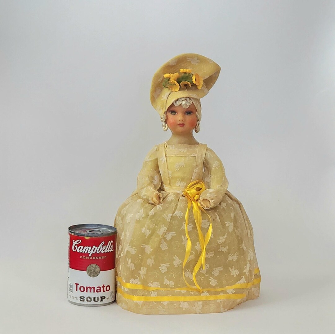 Antique French Boudoir Wax Doll With Hidden Candy Container - Etsy