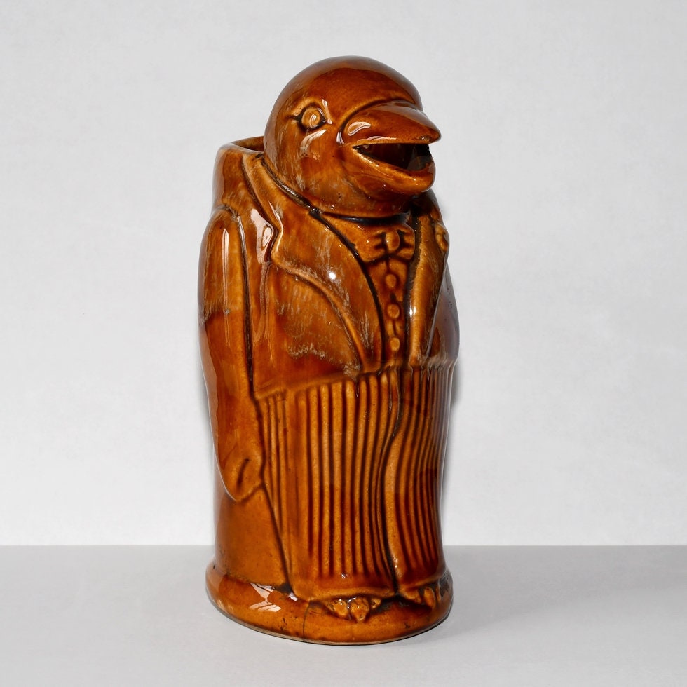 Vintage Colonial Loza S.A. Ind Argentina Crow in a Suit - Etsy