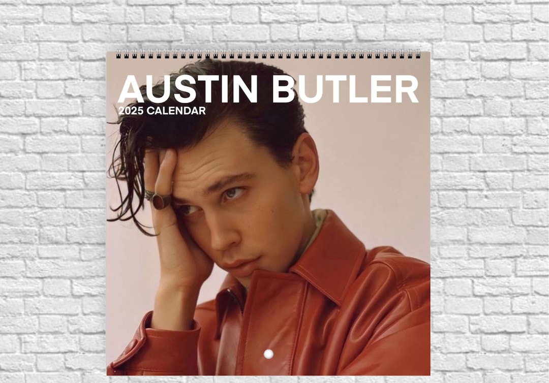 Austin Butler 2025 Calendar 2025 Calendar Celebrity Calendar Elvis ...